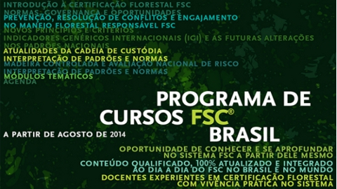 Inscrições abertas para o curso inaugural do FSC® Brasil | Forest ...